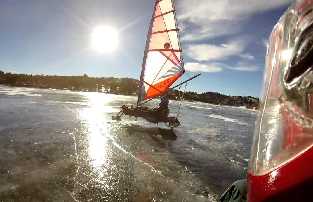 Ice Boating Near Cheyenne | Visit Cheyenne