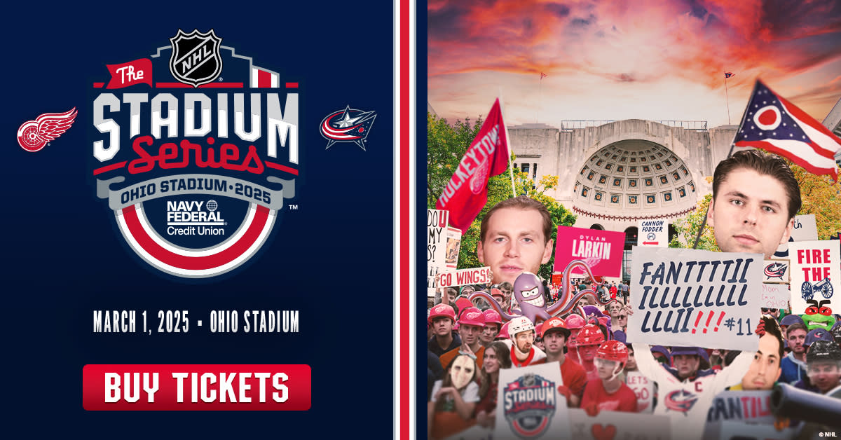 NHL Stadium Series | Columbus | March 1, 2025 | Red Wings vs. Blue Jackets