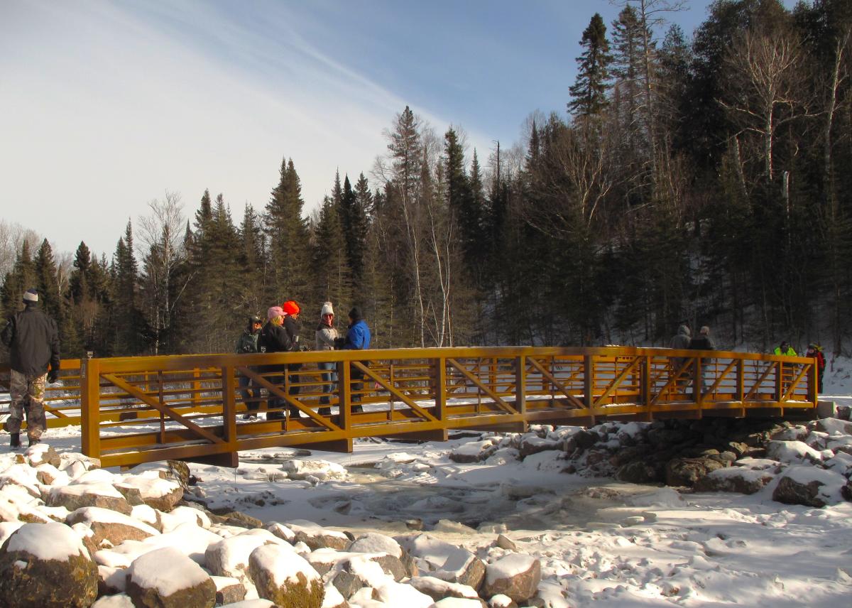 Community Celebrates Reopening of Poplar River Bridge