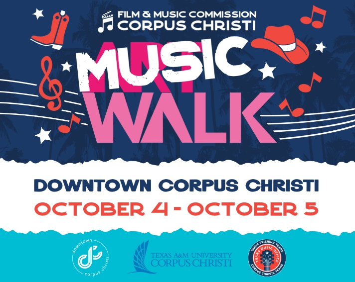 MUSIC WALK RETURNS TO DOWNTOWN CORPUS CHRISTI FOR THE SECOND YEAR IN A ROW