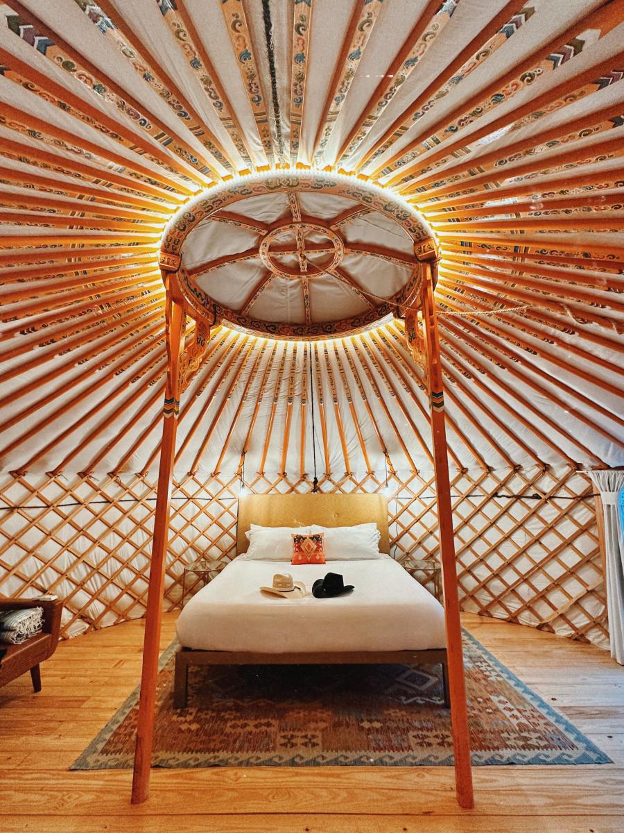 Escape to a Glamping Getaway in Texas Hill Country via the Yurtopian