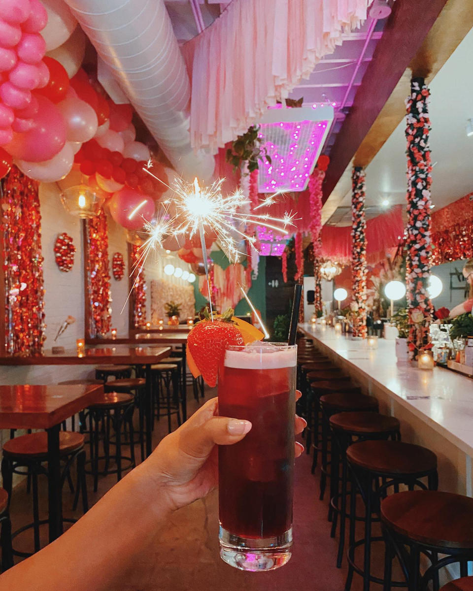 Cheers to Love at These Valentine's Day-Themed Pop-Up Bars in Dallas