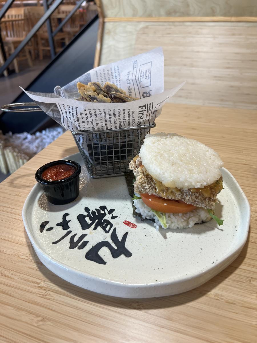 Have You Had These Japanese Rice Burgers at Kyuramen in Frisco?