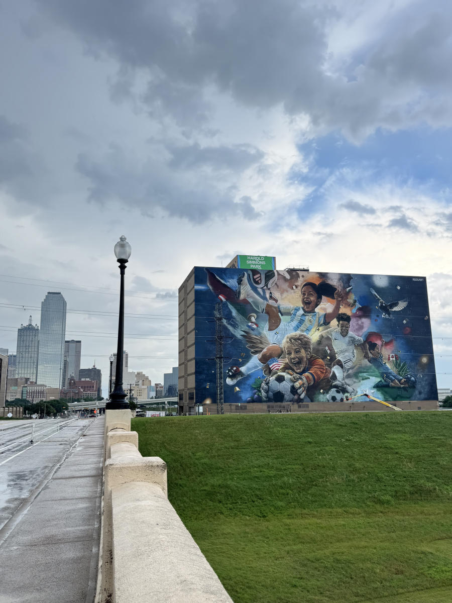Dallas's Largest Public Mural Unveiled Ahead of the FIFA World Cup