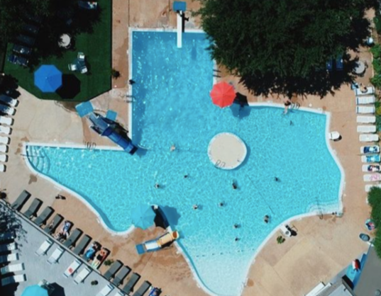 Did You Know There Is A Historic Texas Shaped Pool Just North Of Dallas