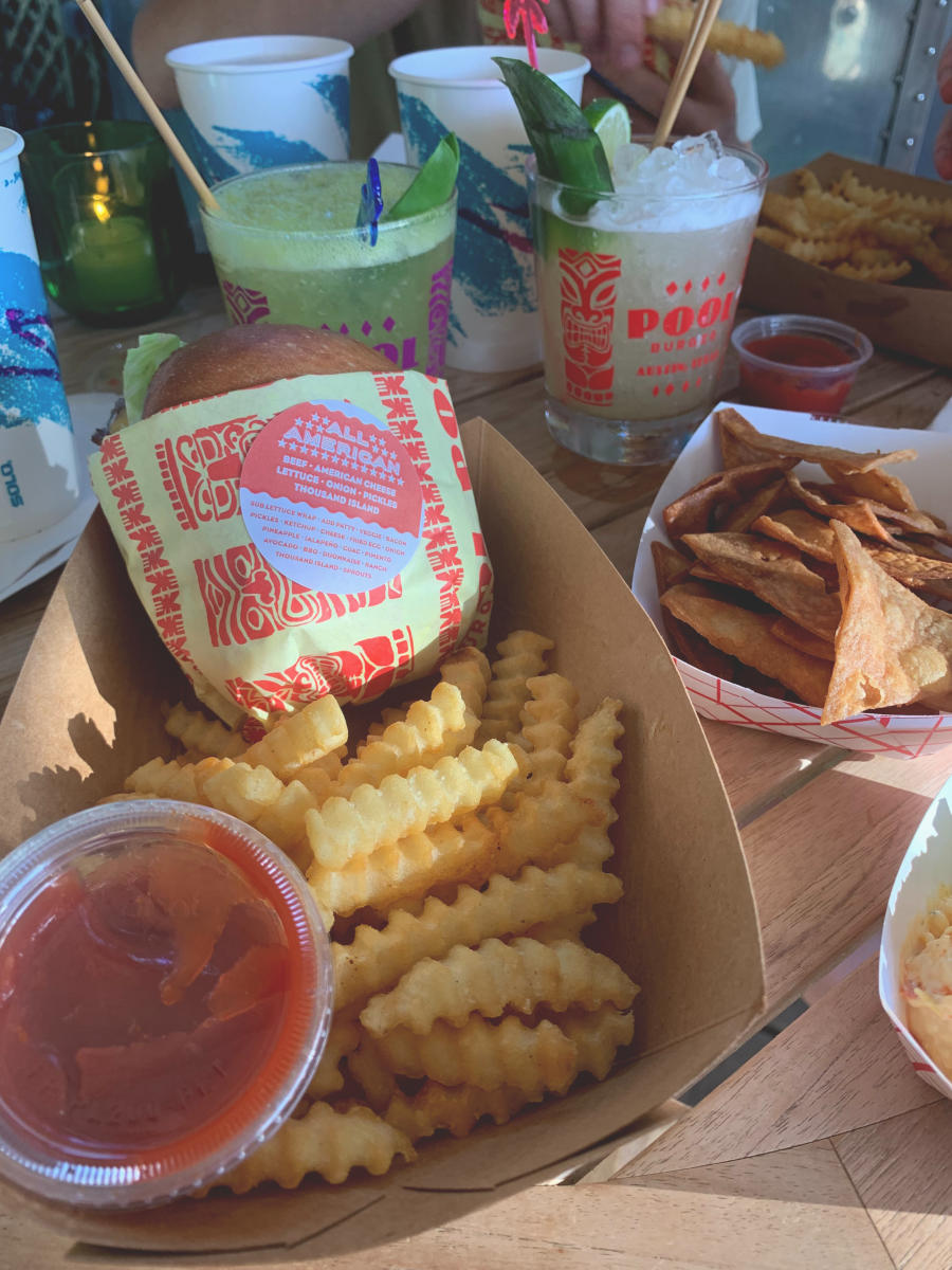 Pool Burger Tiki Bar + Restaurant, Austin