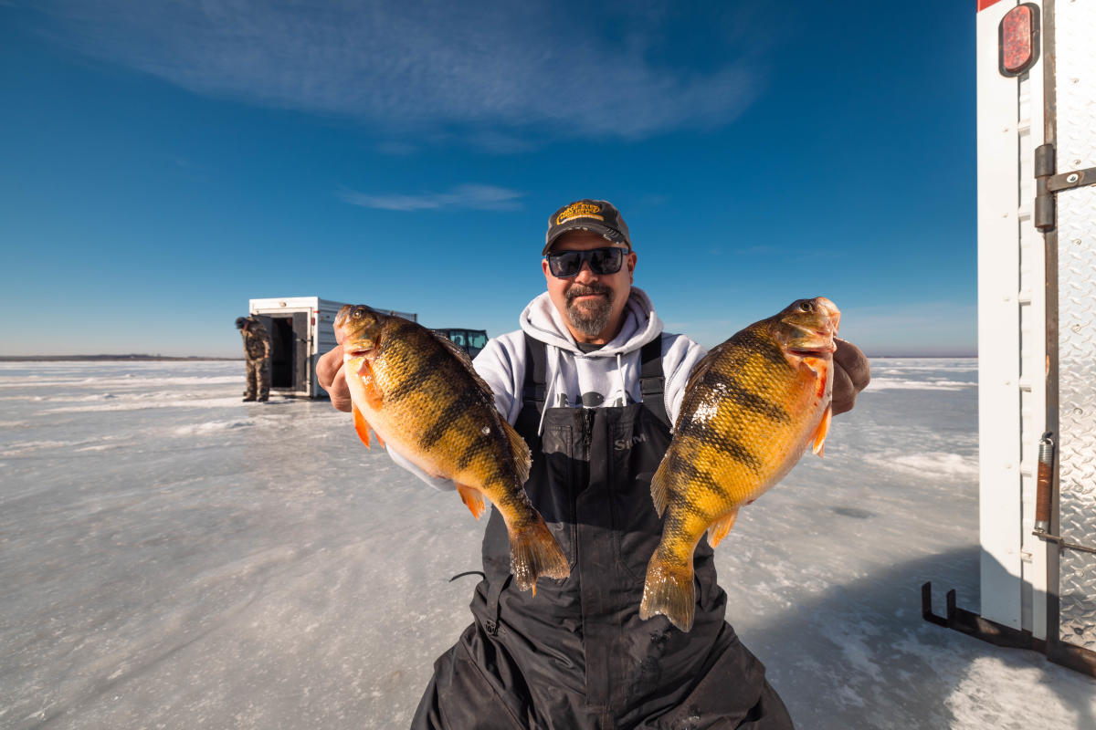 Make a Winter Wonderland Perch & Walleye Trip to Devils Lake, ND