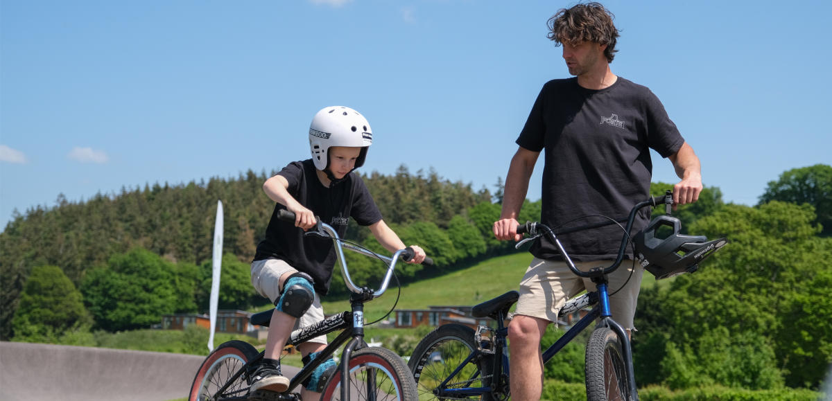 Cofton Holidays opens new Pump Track designed by local BMX legend, Kye ...
