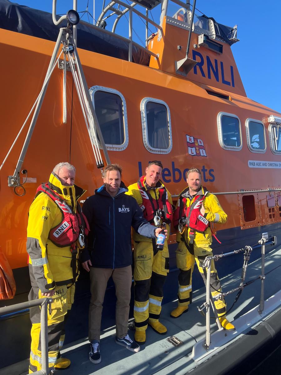 Bays Brewery Sets Sail with New Charity Beer Supporting Torbay Lifeboats