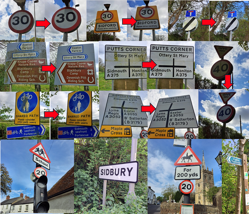 Sid Valley Road Signs Get a Spring Clean!