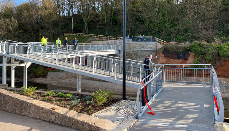 Sidmouth’s new bridge is officially open