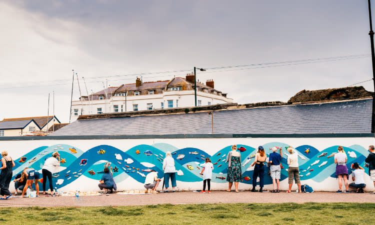 Fish wall gets a facelift