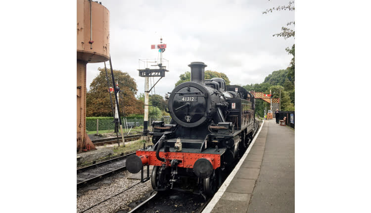 Surprise 'Mickey Mouse' steam engine visitor for October!