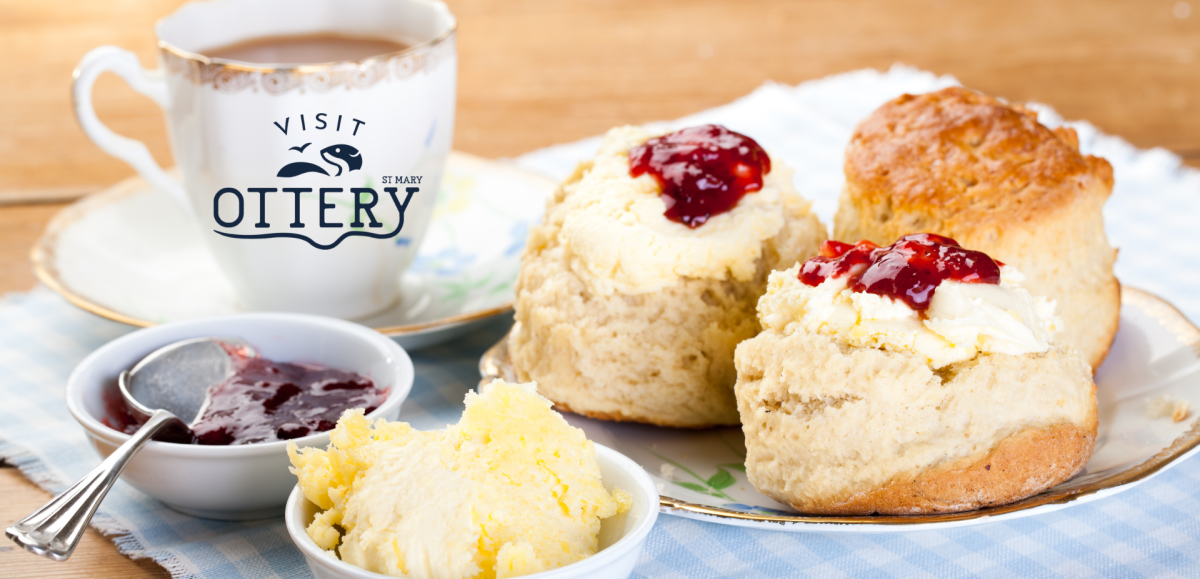 National Cream Tea Day in Ottery St Mary