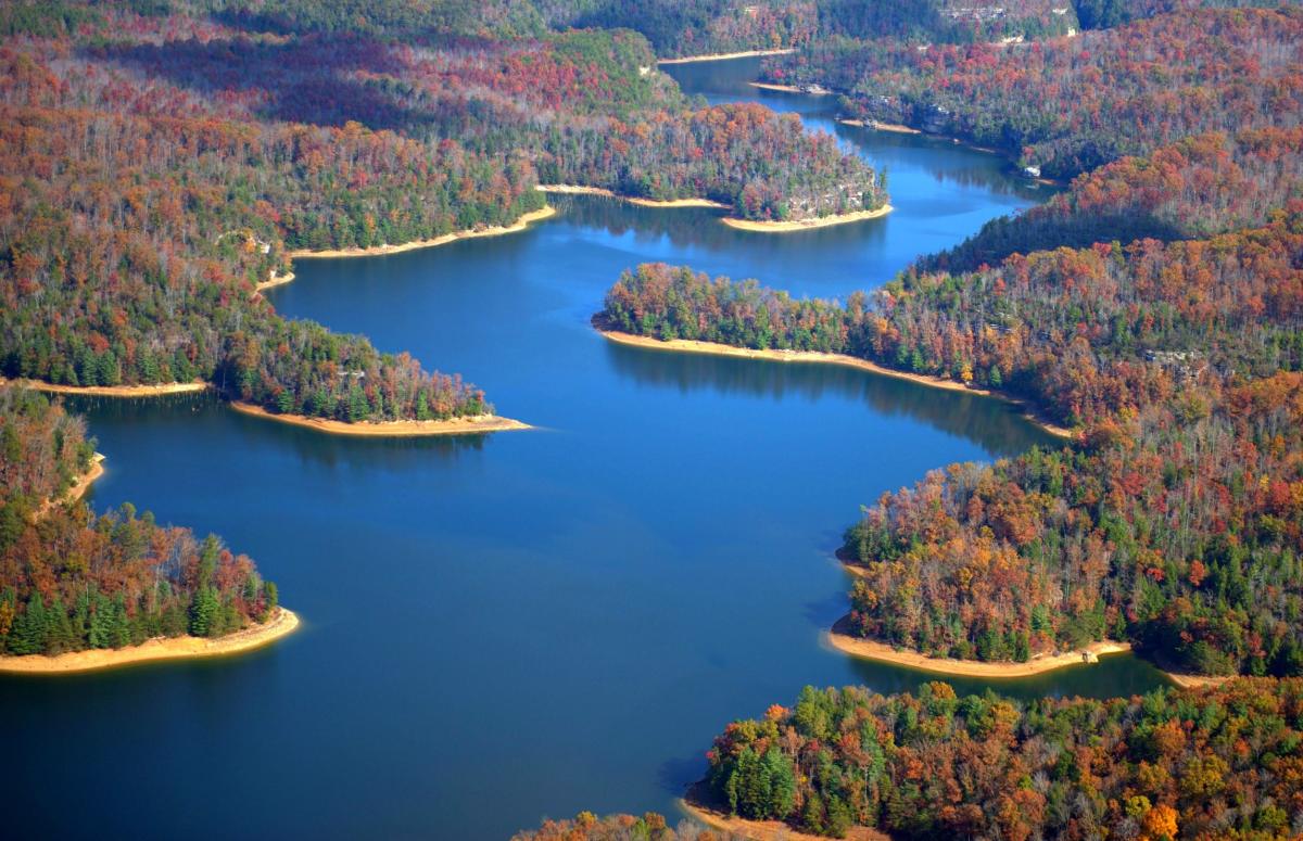 Kentucky Lakes And Rivers Streams And Waterbodies In Kentucky