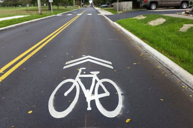 Sharrows- Share the Road!