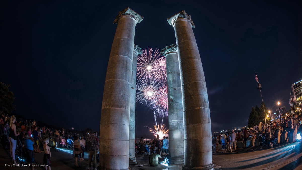 Fireworks on the Ohio