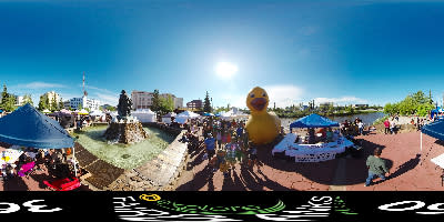 Midnight Sun Festival in 360