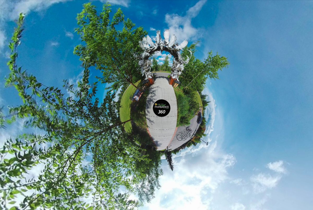 The Downtown Antler Arch in 360 | Explore Fairbanks Alaska