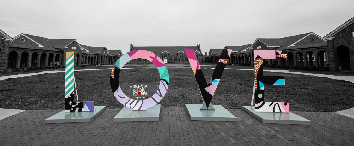 Workhouse Arts Center to Unveil Transformed Virginia Tourism LOVEworks Sign