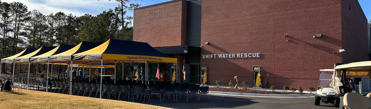 FTCC Opens New Indoor Water Rescue Training Facility