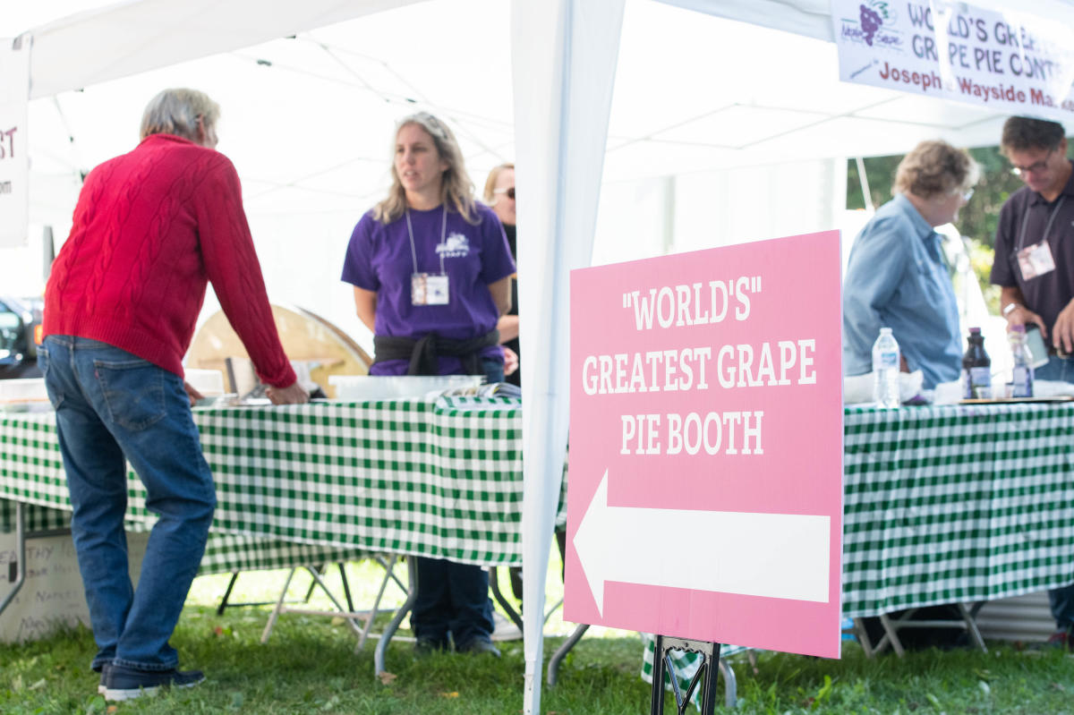 Naples Fall Grape Festival The Annual Ritual Of Putting Up Tents And