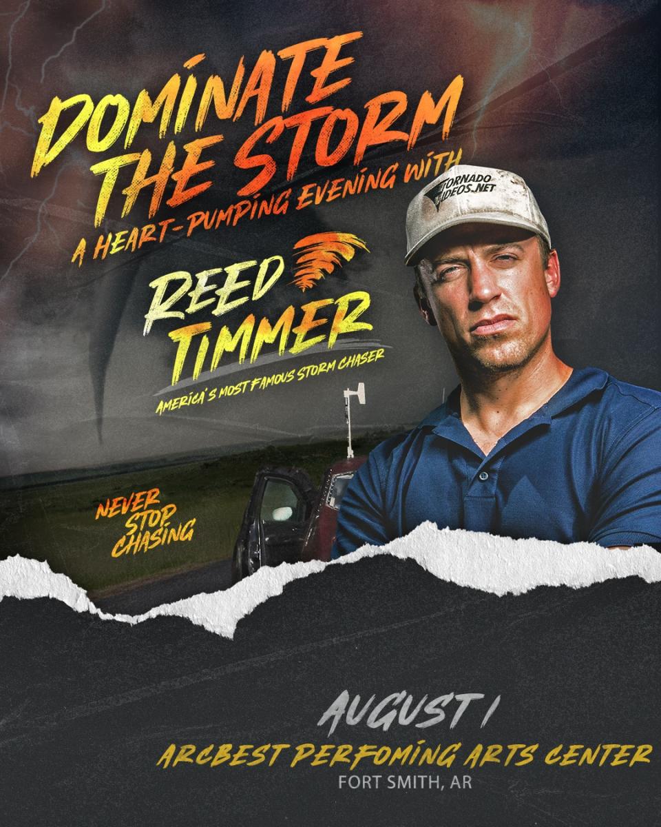 Extreme Meteorologist Reed Timmer Brings "Dominate the Storm" to Fort Smith