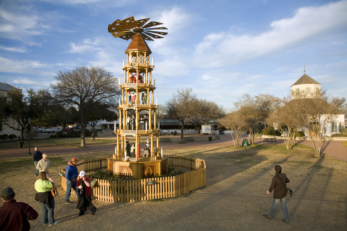 German Christmas Pyramid in Fredericksburg, TX