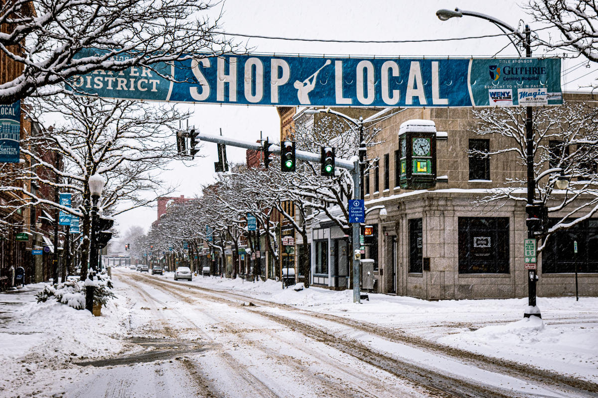 Frosty Outside, Festive Inside: February Fun in Downtown Corning