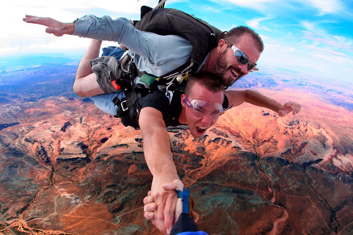 Skydiving, BASE Jumping, Rope Swing — Discover Moab, Utah