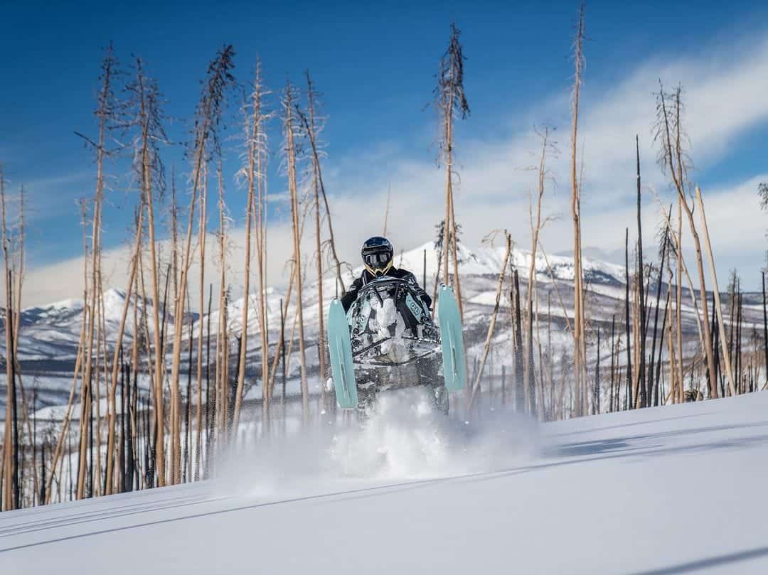 Spring Powder is a Snowmobilers Dream