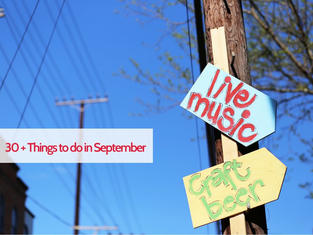 30+ Things to do in September