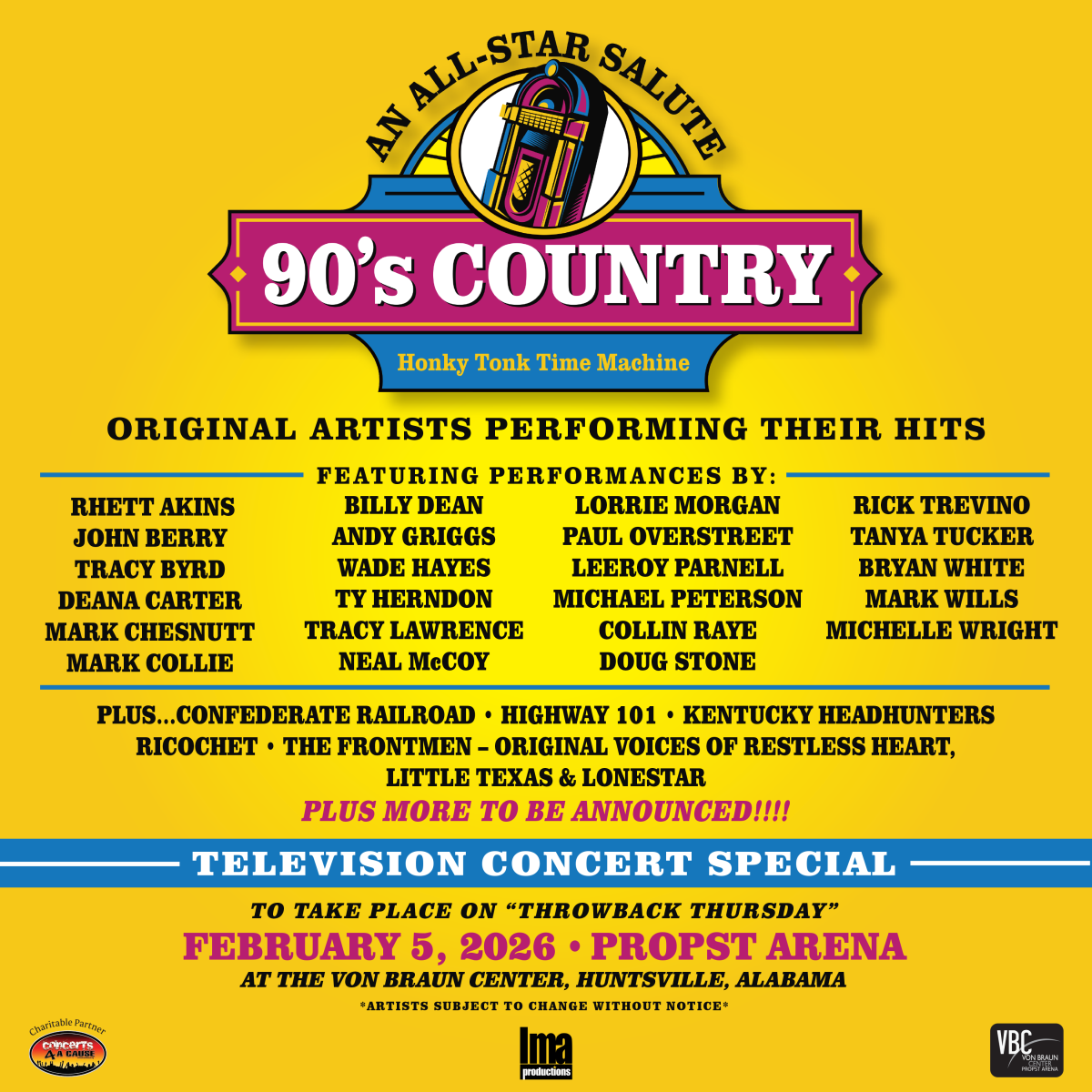 AN ALL-STAR SALUTE TO 90s COUNTRY | Huntsville, Alabama