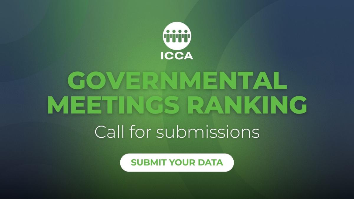 2025 ICCA Governmental Meetings Ranking: Submit Your Data!