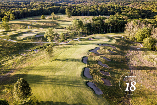 Indiana's Signature 18: Hole #14 on the Pfau Course at Indiana University