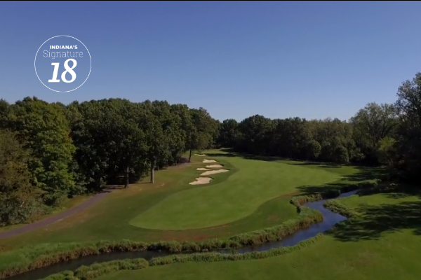 Indiana's Signature 18: Hole #16 on The Warren Golf Course at Notre Dame