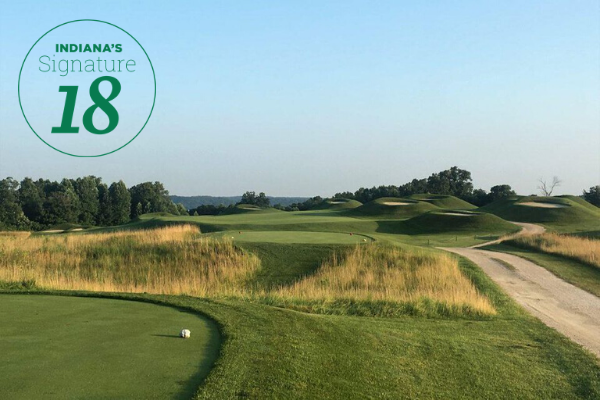 Indiana's Signature 18: Hole #2 at The Pete Dye Course