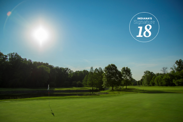 Indiana's Signature 18: Hole #5 at Covered Bridge Golf Club