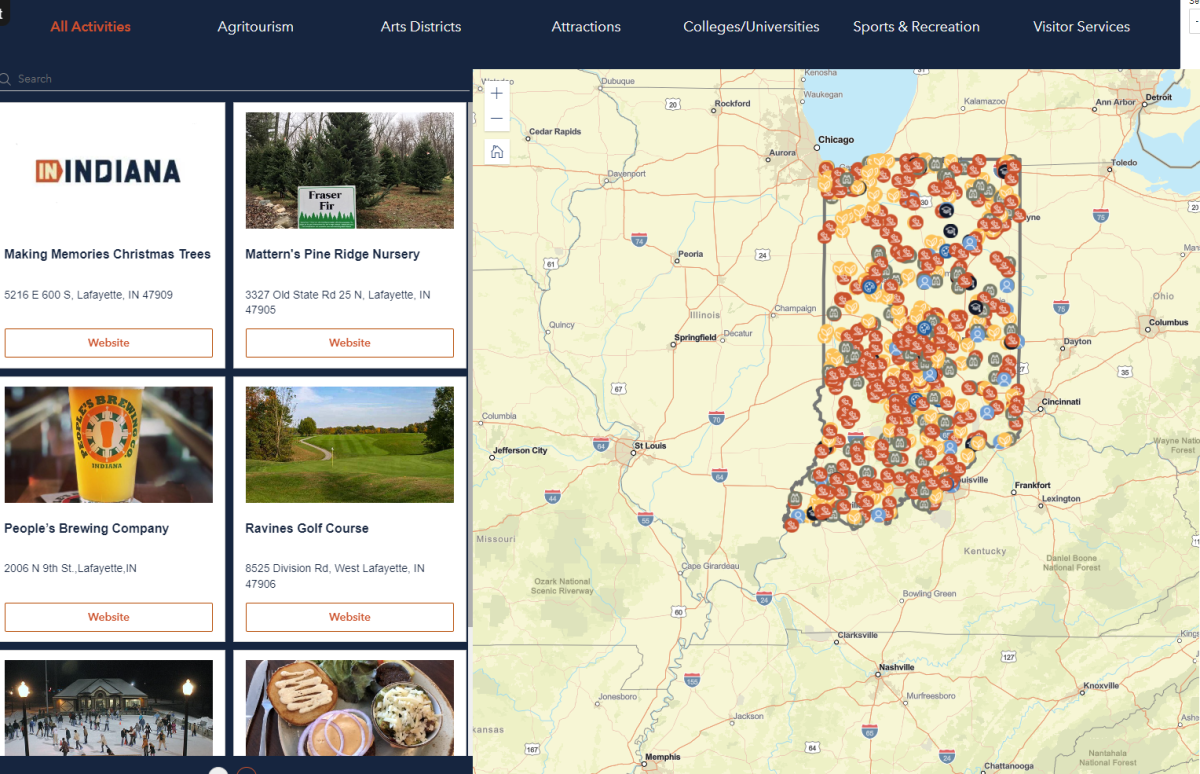 Find Your Way IN Indiana with the Indiana Destination Map Find Your Way IN Indiana with the Indiana Destination Map