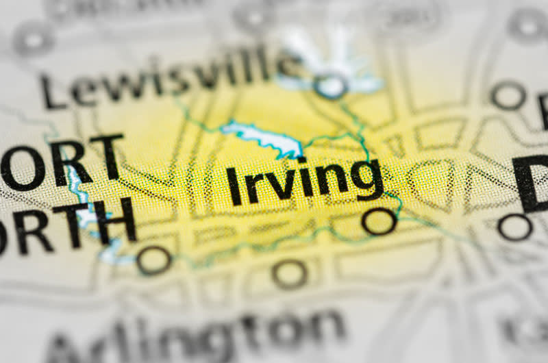 Irving Convention Center & Las Colinas Entertainment District Map