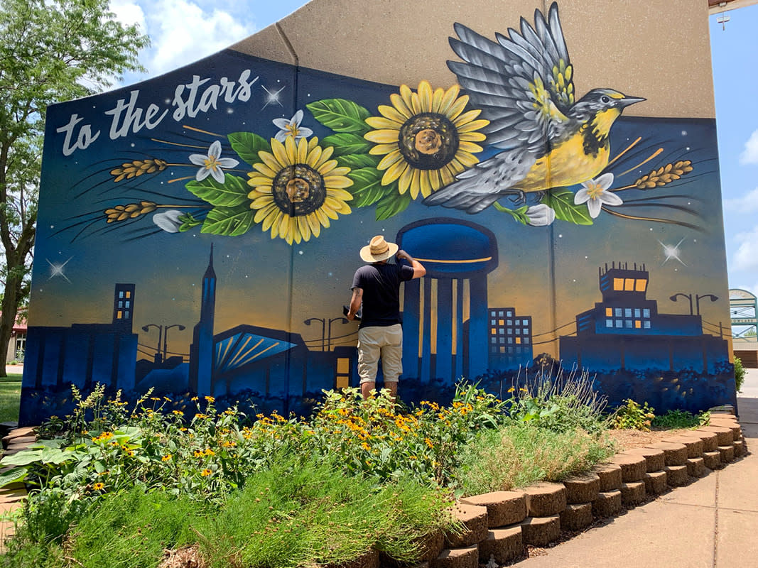 Painting the Towns with Brady Scott | Kansas Muralist