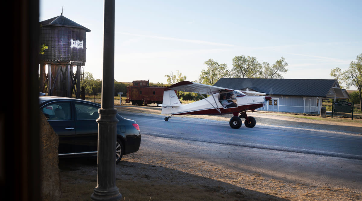 Flying into The Beaumont