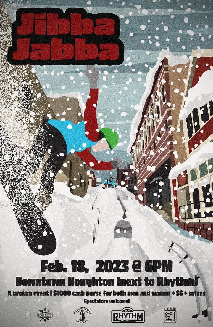Jibba Jabba: Freestyle Snowboarding in Houghton, MI