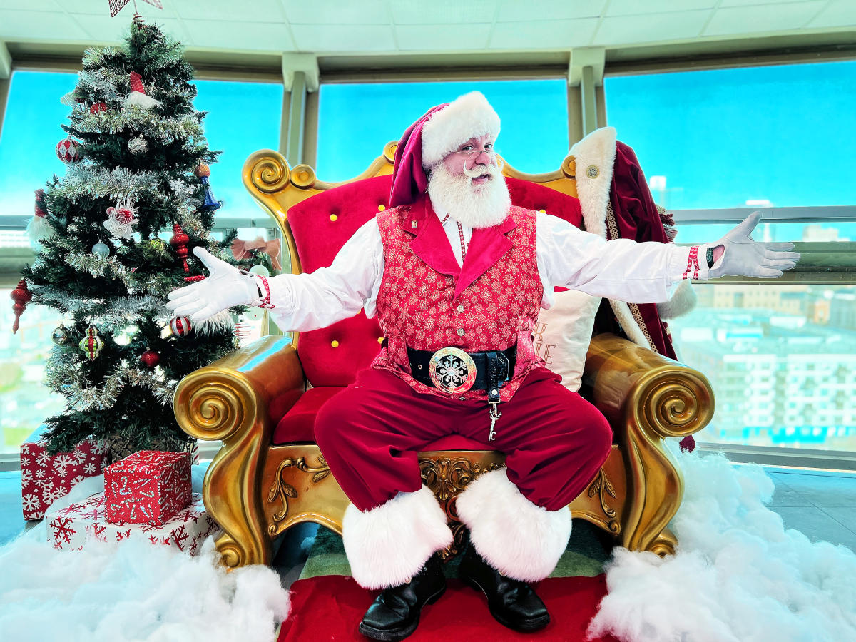 Santa at the Sunsphere