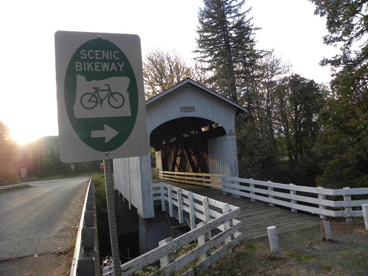 Stewart Covered Bridge | Restored Oregon Covered Bridge | Eugene ...