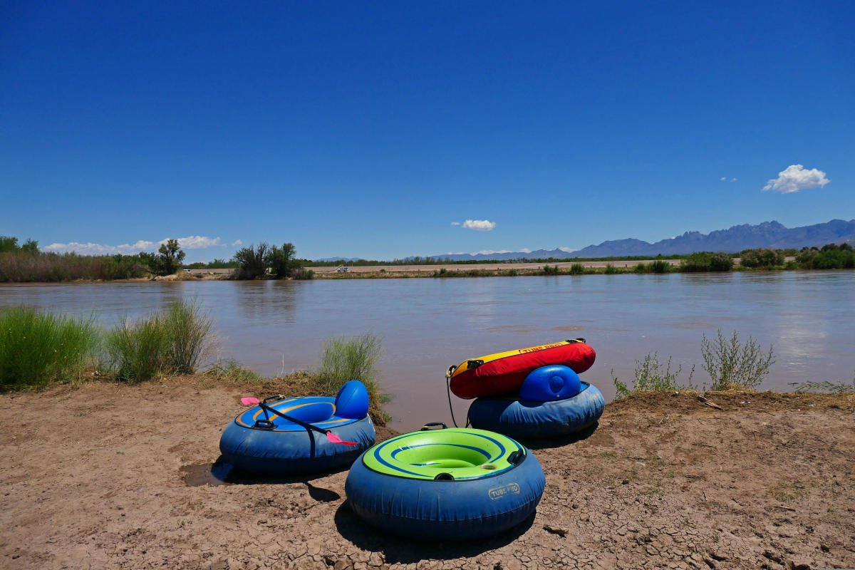 Tubing on the Rio Grande River