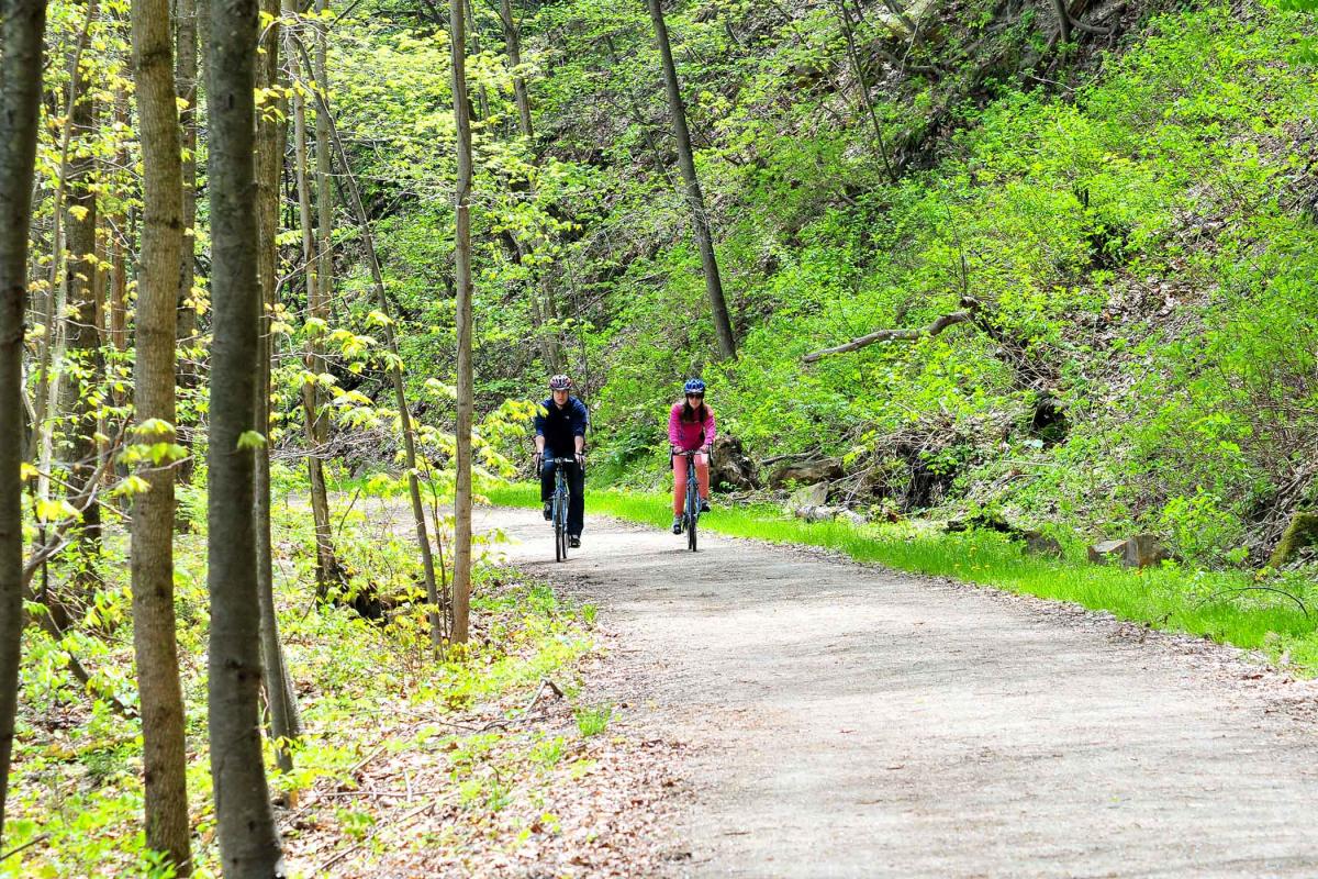 Riding the Great Allegheny Passage to the Laurel Highlands