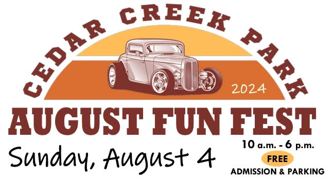 August Fun Fest at Cedar Creek Park will feature lots of family fun on ...