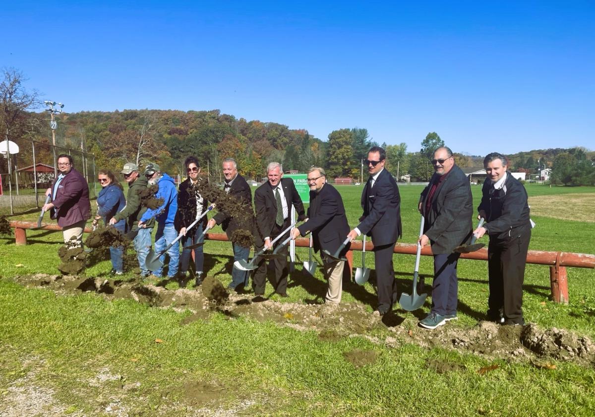 GROUNDBREAKING MARKS START OF MILL RUN PARK UPGRADES