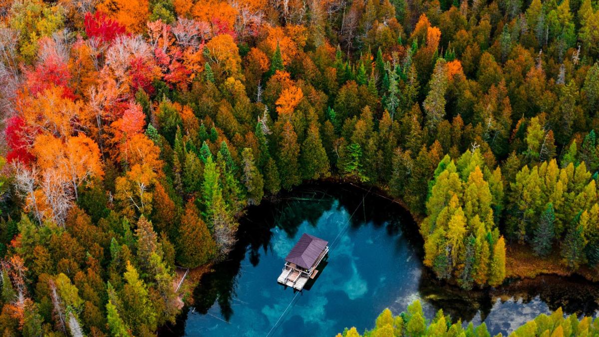 Scenic Fall Waterfalls | Upper Peninsula